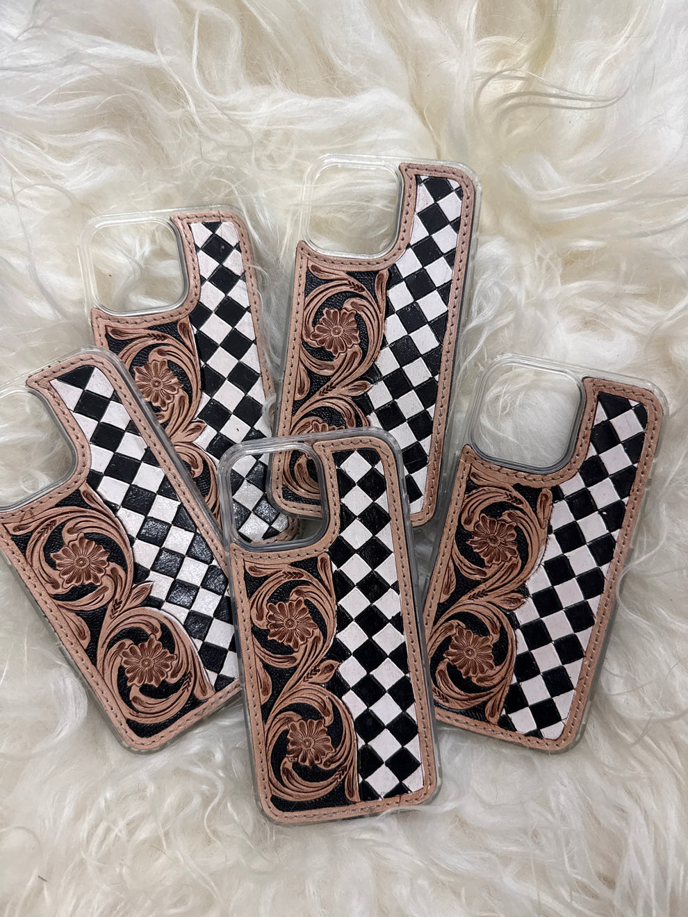 iPhone 16 PRO MAX phone case tooled leather – Painted porch